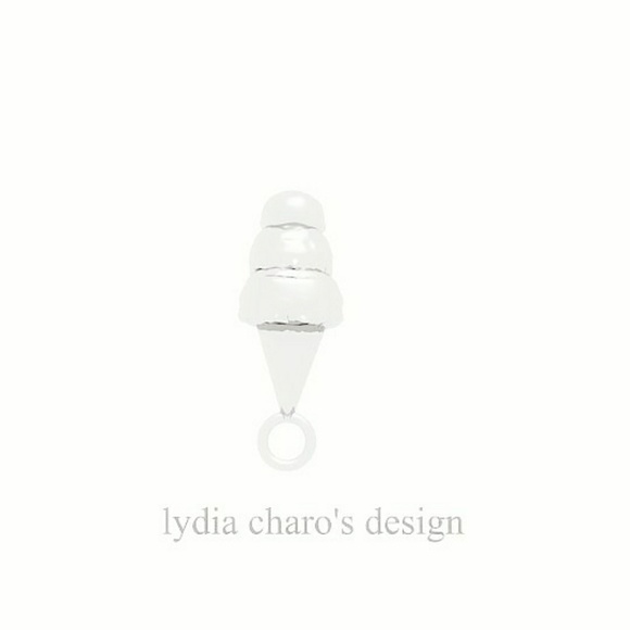 lydia charo's design | Jewelry | Ice Cream Cone Charm | Poshmark